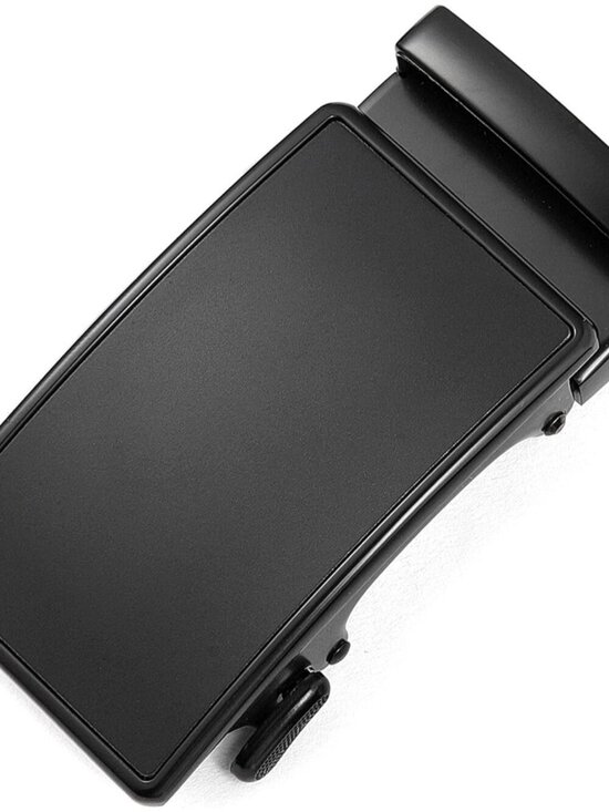Accessories | Mens Essential Black 4mm Automatic Click Adjustable Alloy ...